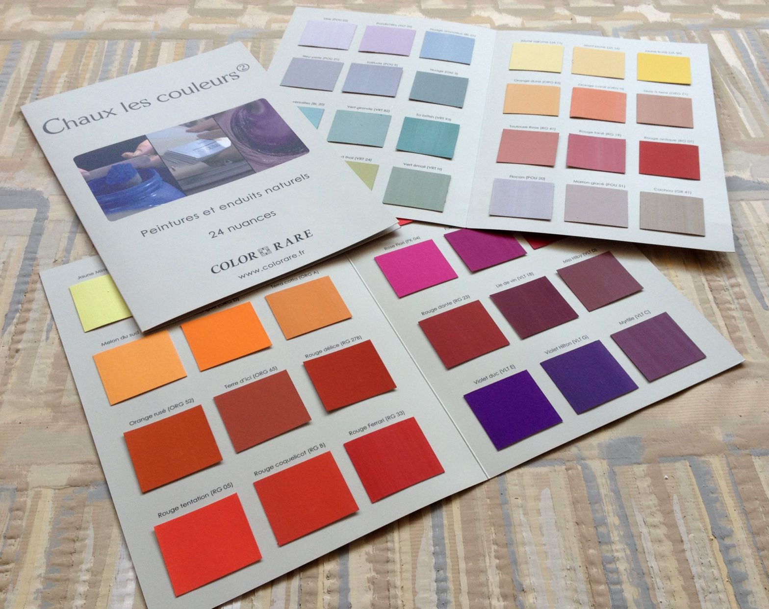 Nuanciers pour peintures et enduits | Astarac Patrimoine Innovation